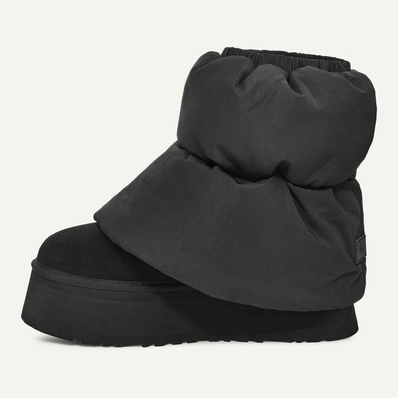 UGG | Shoes | Ugg Classic Mini Dipper Puffer Boot In Black Sz 6 | Poshmark